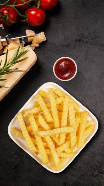 Crinkle Cut French Fries